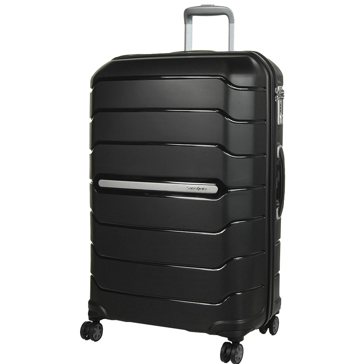 Valise Rigide Extensible Samsonite Flux 75 cm TSA - FLUX39-NOIR ...
